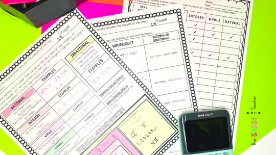Teaching Real Numbers - The Sassy Math Teacher