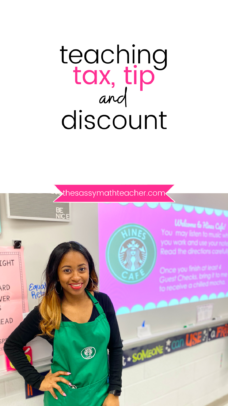 Teaching Tax Tip and Discount - The Sassy Math Teacher
