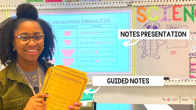 Why You Should Try Guided Notes for Math - The Sassy Math Teacher