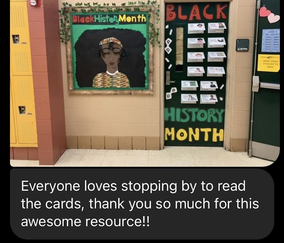 Black History Month Bulletin Board - The Sassy Math Teacher