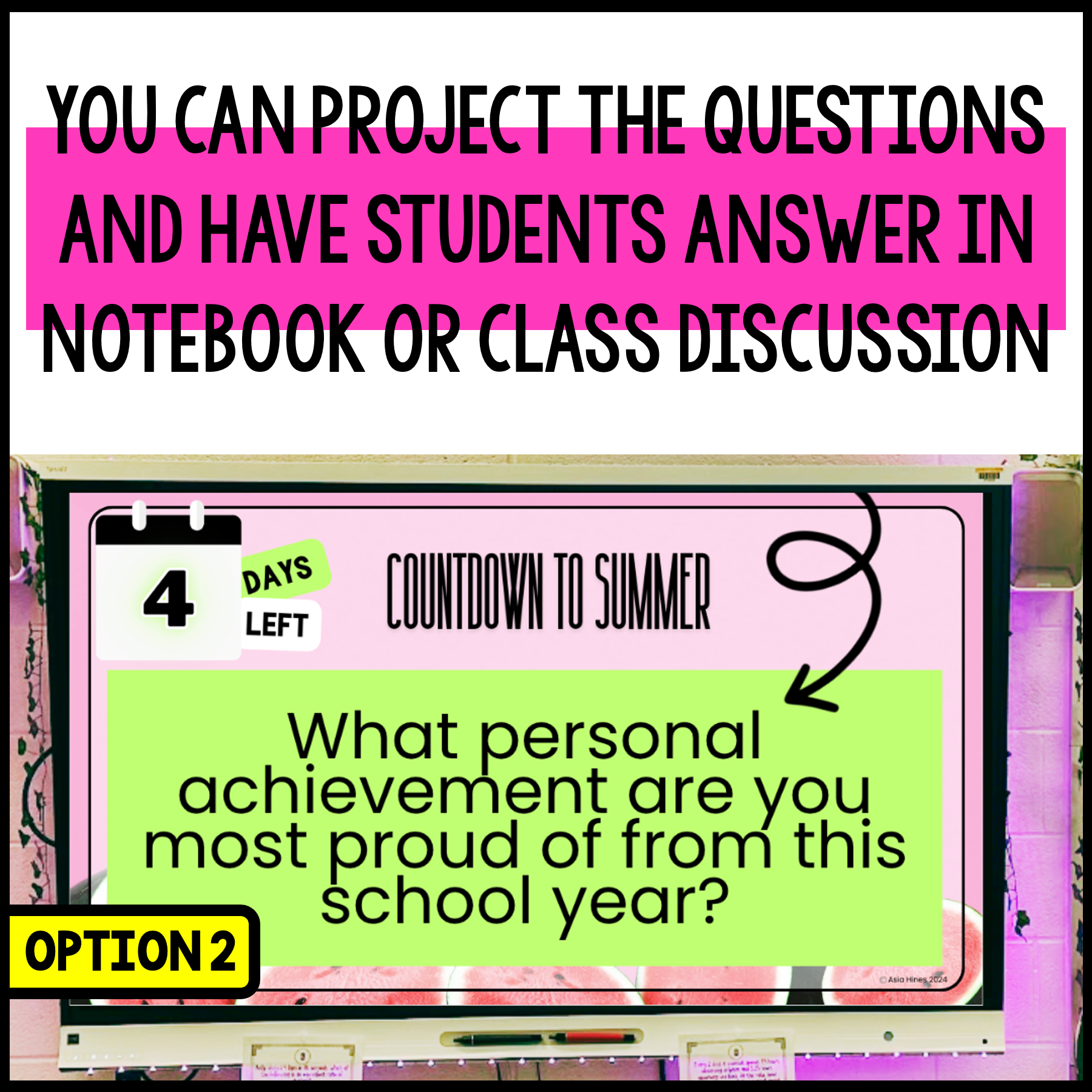 Countdown to Summer Days of School Left Reflection Activity in Google ...